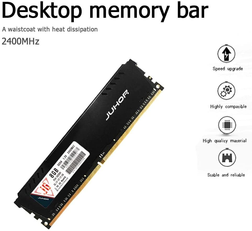 JUHOR DDR4 8GB 2400 MHz Desktop RAM